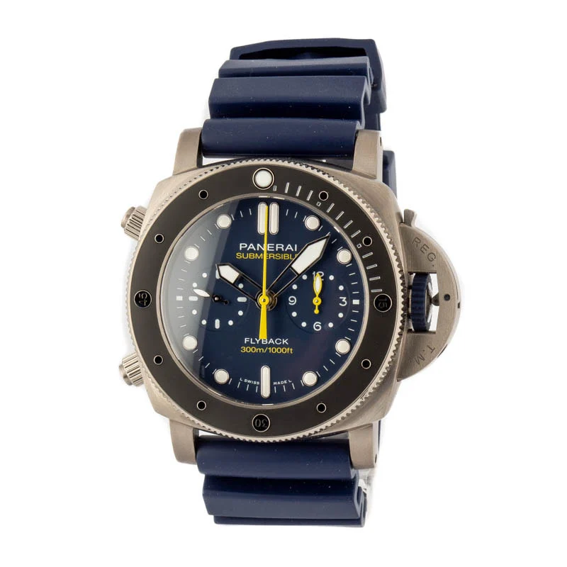 Panerai Submersible Chrono Stainless Steel » Watch Plug